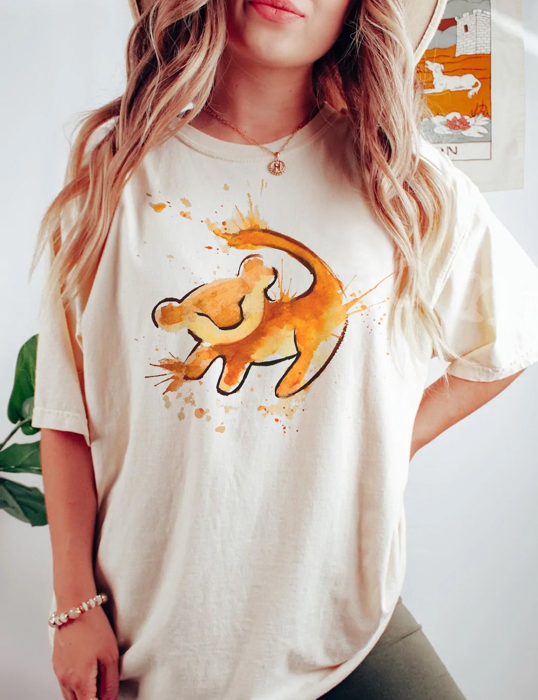 Vintage 90s Disney Lion King Simba Cave Painting Comfort - Etsy