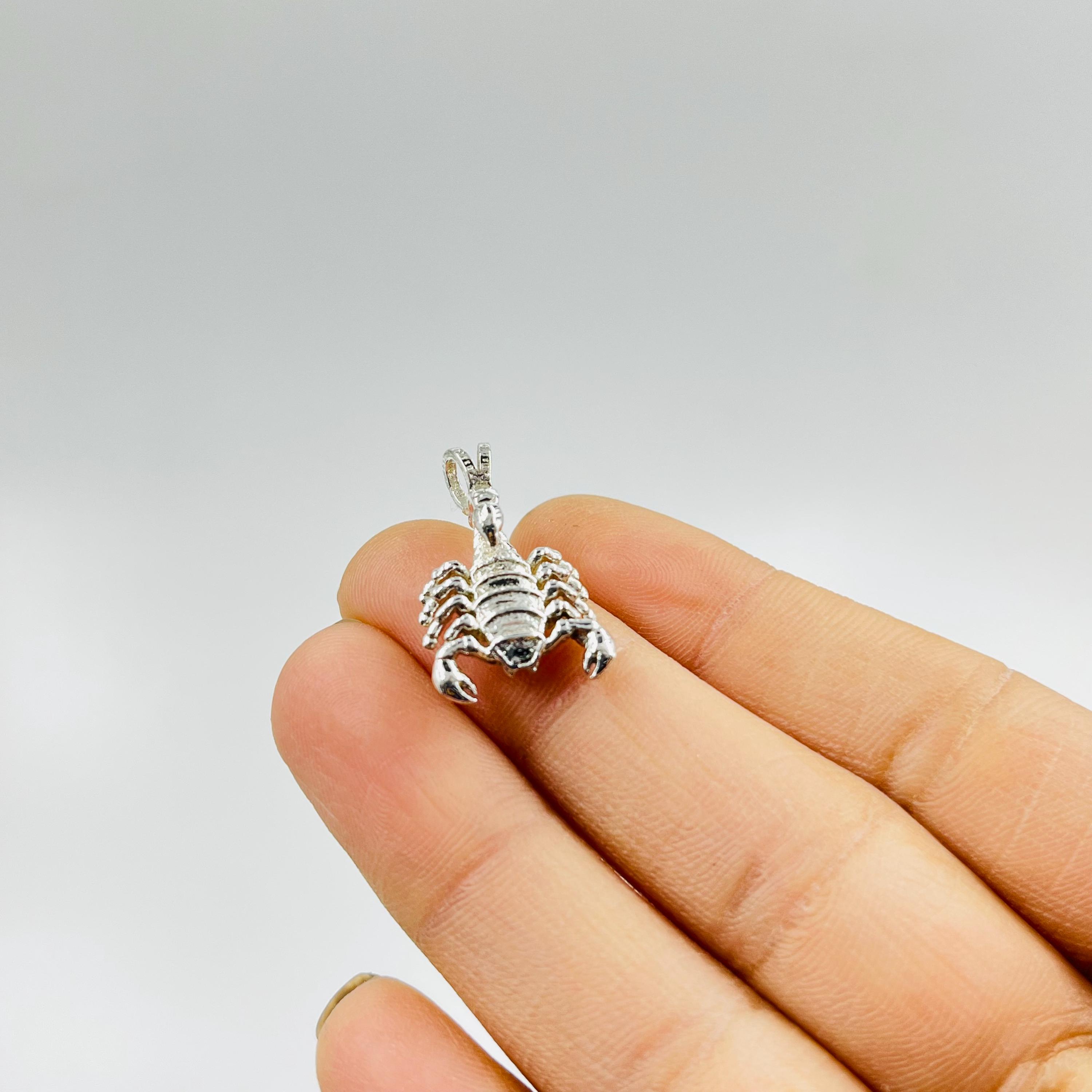 Buy Scorpion Pendant, Dainty Spider Pendant, Scorpio Zodiac Pendant ...