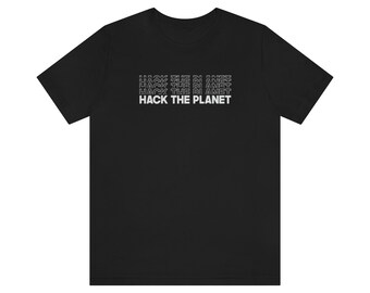 Hack the Planet Shirt - Etsy