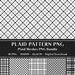 10 PNG Plaid Pattern, Black and White Plaid Meshes, Procreate Photoshop ...