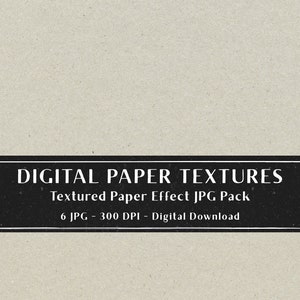 6 Digital Procreate Paper Texture, Textured Effect Paper, Procreate ...