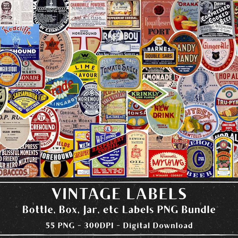 Old Can Labels - Etsy