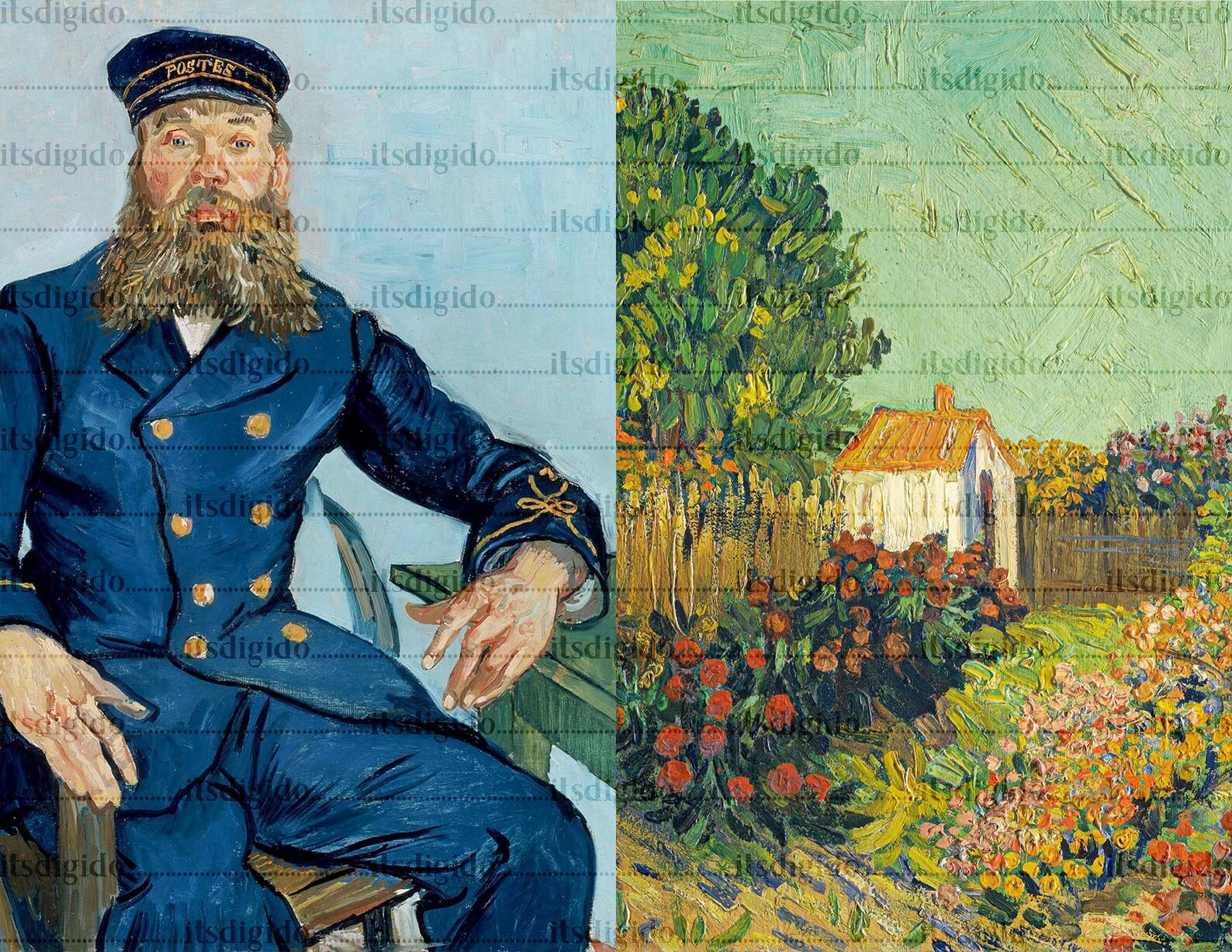 10 Van Gogh Art Kit Printable A5 Digikit Vincent Van Gogh Artwork ...