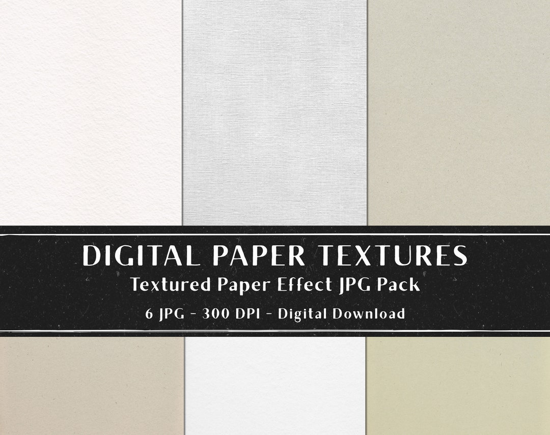 6 Digital Procreate Paper Texture, Textured Effect Paper, Procreate ...
