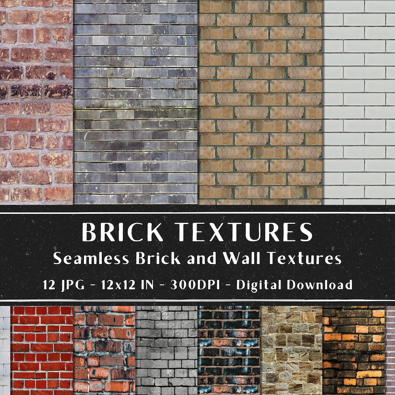 Brick Wall Texture - Etsy