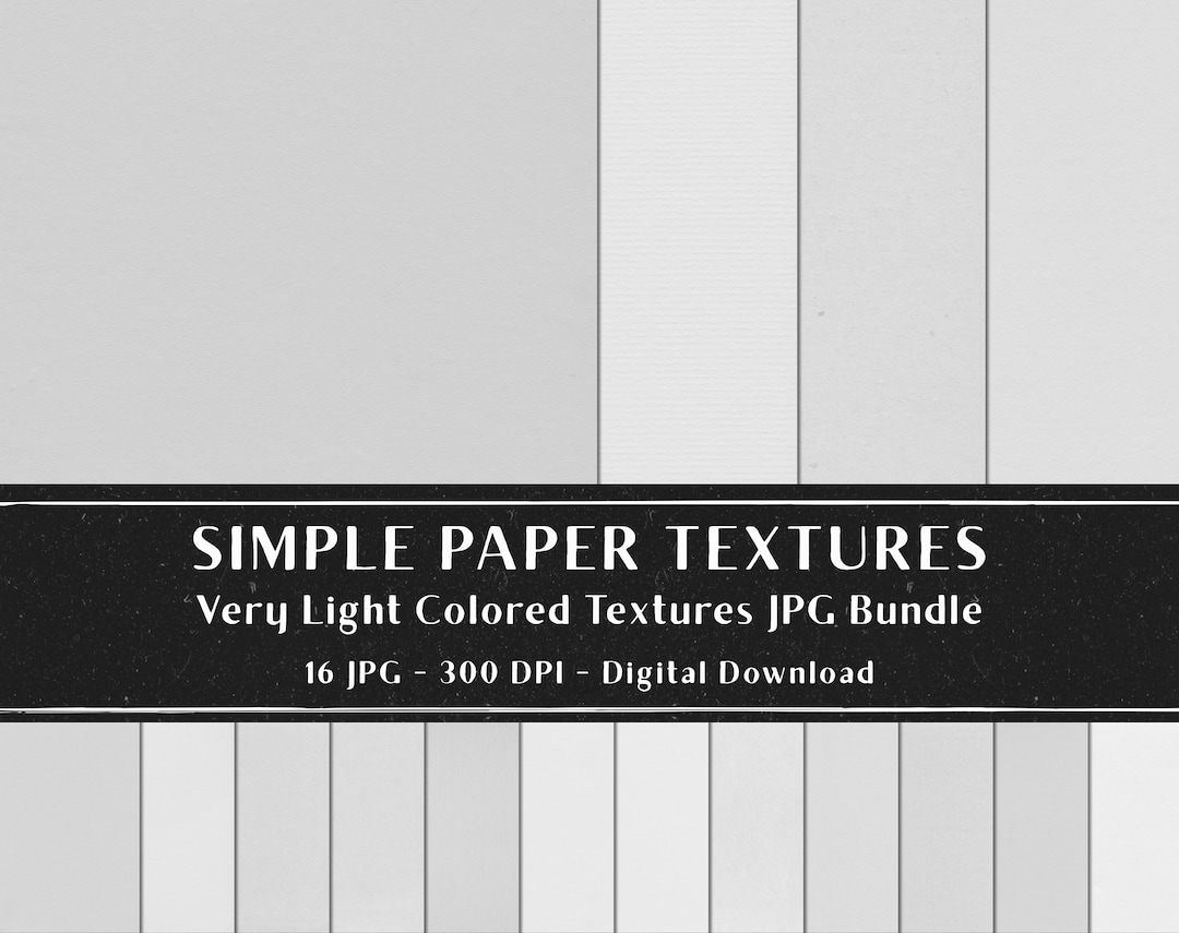 16 Simple Digital Paper Texture, Clear White Digital Paper Texture ...