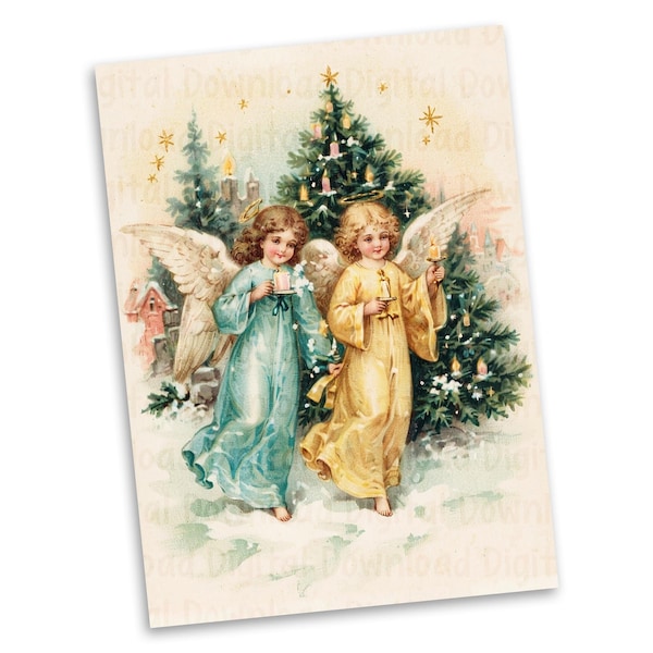 Angel Postcards - Etsy