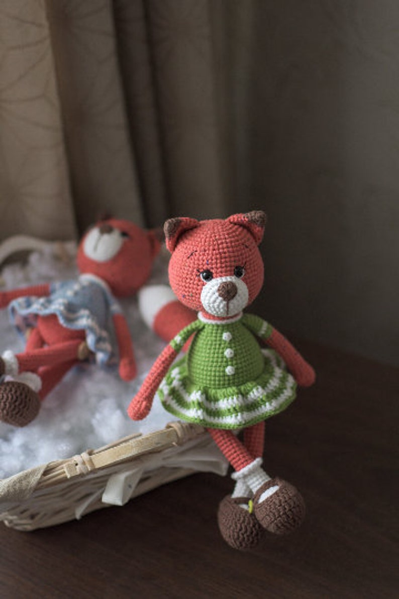 SET of 3 CROCHET PATTERNS Crochet Bunny Lilu Fox Ellie - Etsy