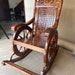 Handmade Wooden Rocking Chair: Vintage Stylish Home Decor Furniture - Etsy