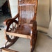 Handmade Wooden Rocking Chair: Vintage Stylish Home Decor Furniture ...