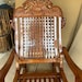 Handmade Wooden Rocking Chair: Rustic Home Décor Furniture - Etsy