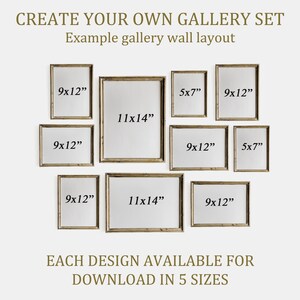 Dark Academia Decor Set, Dark Vintage Printable Gallery Wall Art Set of ...