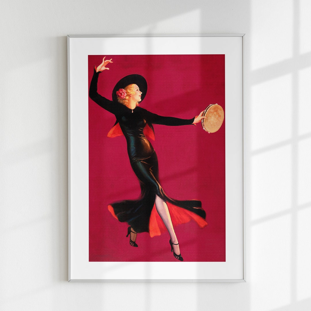 Edward Mason Poster, Vintage Feminine Figure Wall Art, Woman Portrait ...