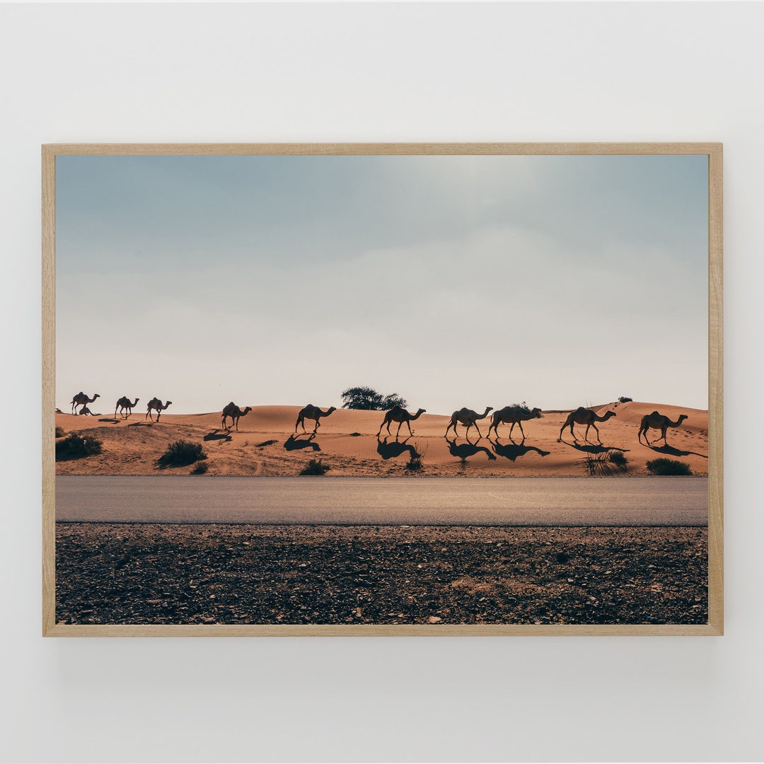 Arizona Desert Prints, Desert Printable Wall Art, Camel Poster ...
