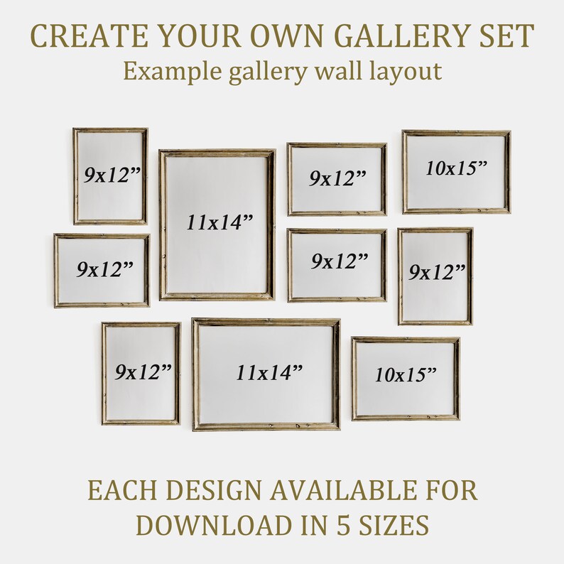 Dark Academia Decor Set, Dark Vintage Printable Gallery Wall Art Set of ...