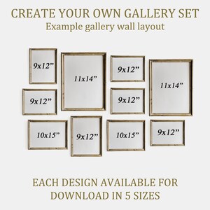 Dark Academia Decor Set, Dark Vintage Printable Gallery Wall Art Set of ...