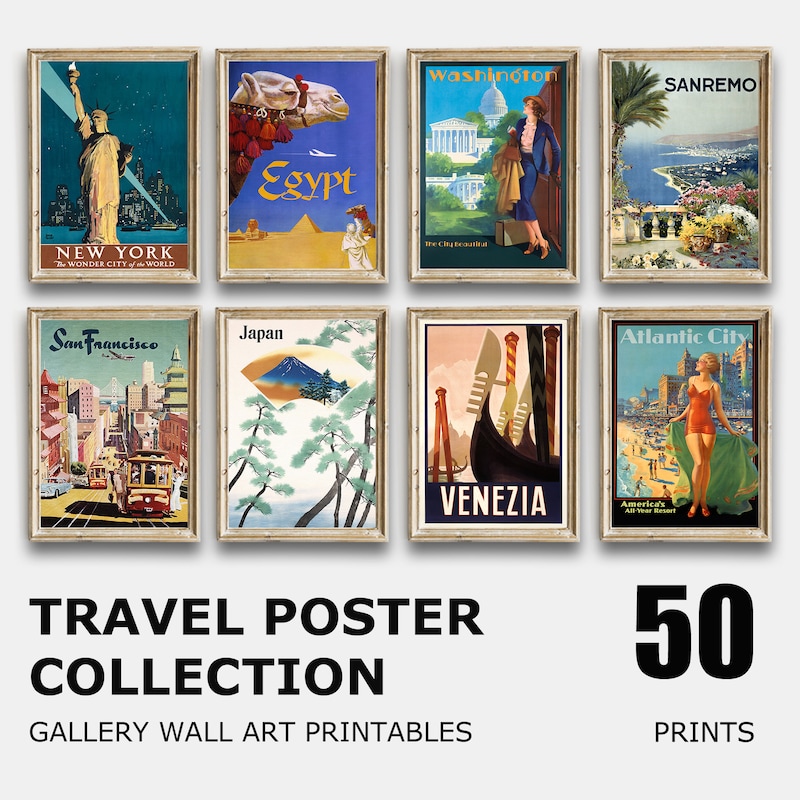 Travel Posters - Etsy