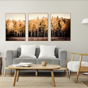 Autumn Landscape Printable Set, Fall Gallery Wall Art Set of 3, Autumn ...
