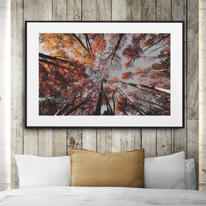 Autumn Landscape Printable, Fall Printable Landscape Wall Art, Autumn ...