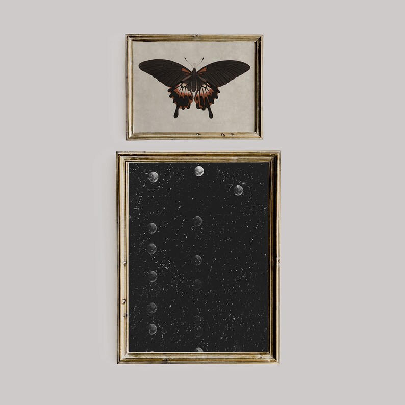 Dark Academia Decor Set Dark Vintage Printable Gallery Wall - Etsy