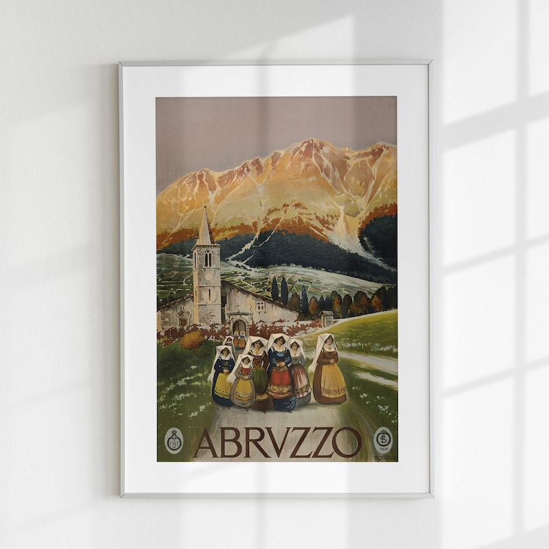 Abruzzo Italy Poster - Etsy