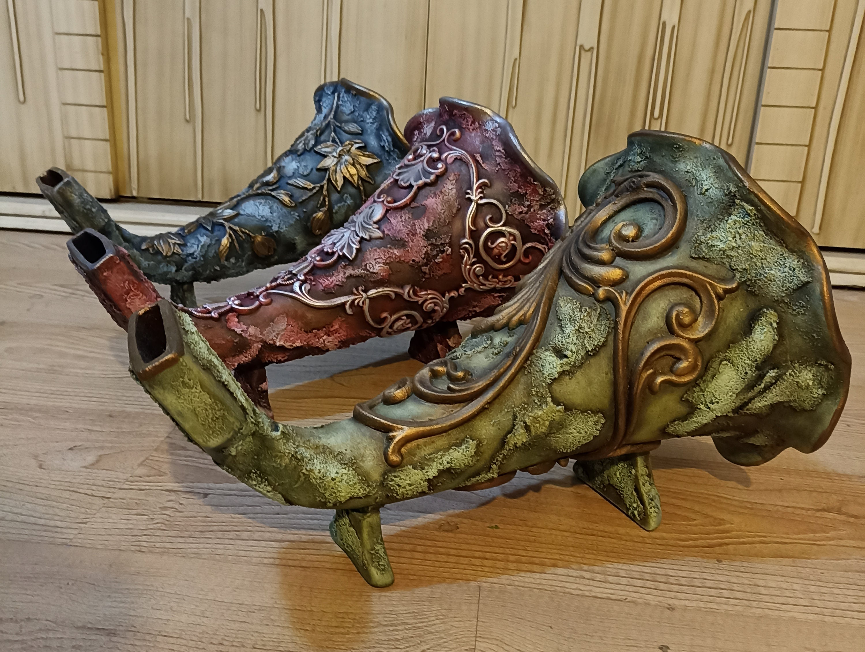 Gramophone Acoustic Panel Statue, Handmade Working, Antique Gramophone ...