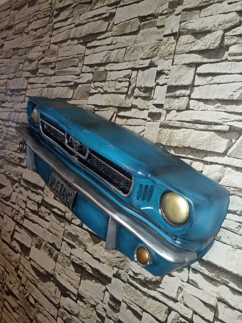 Ford Mustang Wall Decor Sculpture: Classic Car 3D Wall Art - Etsy