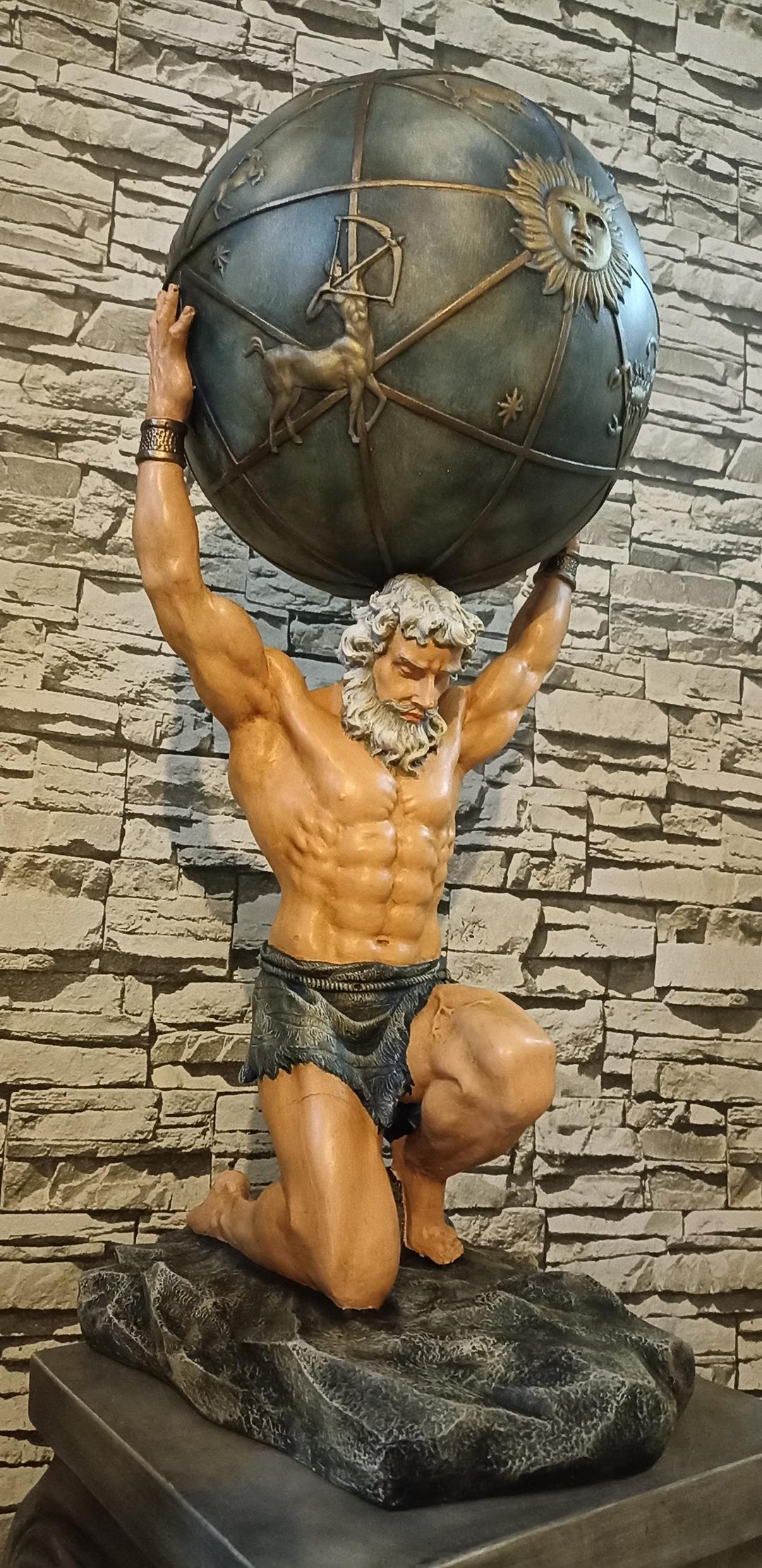 Large Greek God Atlas, Atlas Sculpture, Atlas Statue - Etsy Australia
