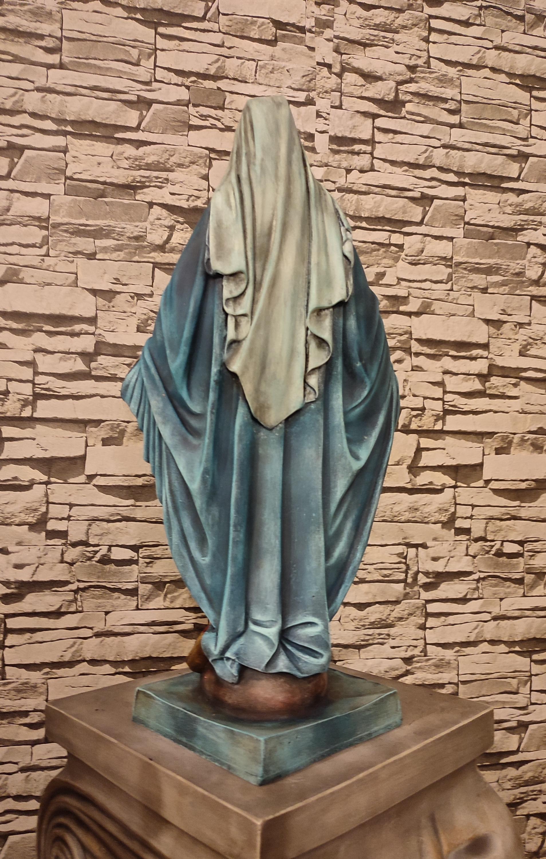 Virgin Mary Statue: Mother Miriam Sculpture - Etsy