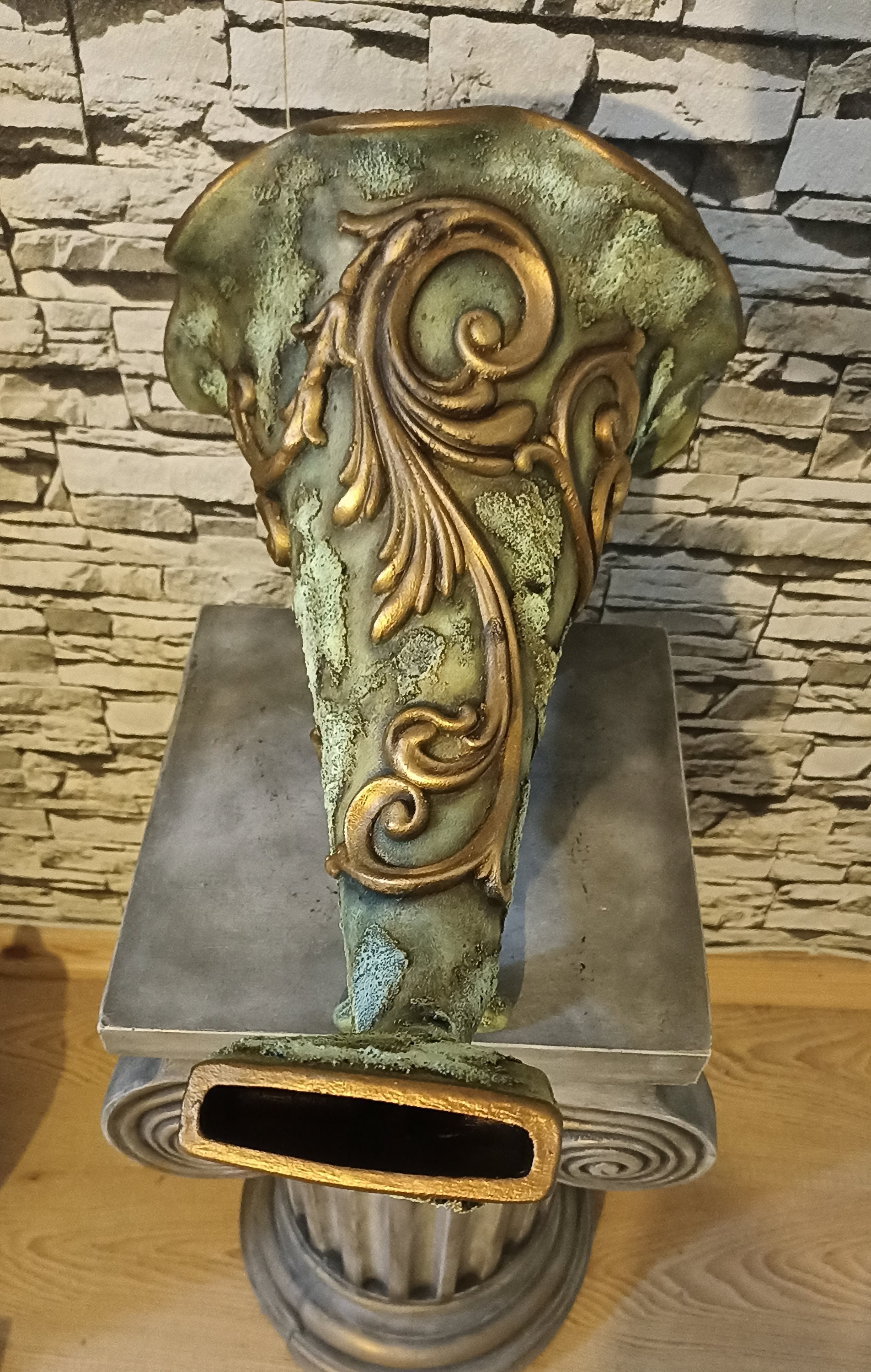 Gramophone Acoustic Panel Statue, Handmade Working, Antique Gramophone ...