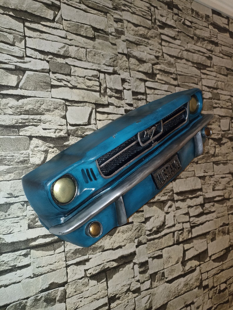 Ford Mustang Wall Decor Sculpture: Classic Car 3D Wall Art - Etsy