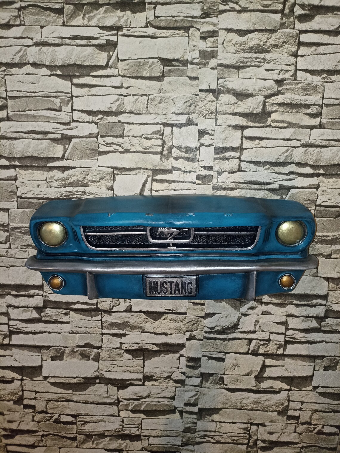 Ford Mustang Wall Decor Sculpture: Classic Car 3D Wall Art - Etsy