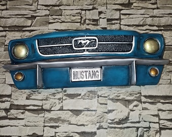 Large Ford Mustang Wall Decor Sculpture, Wall Hanging, Classic Car ...