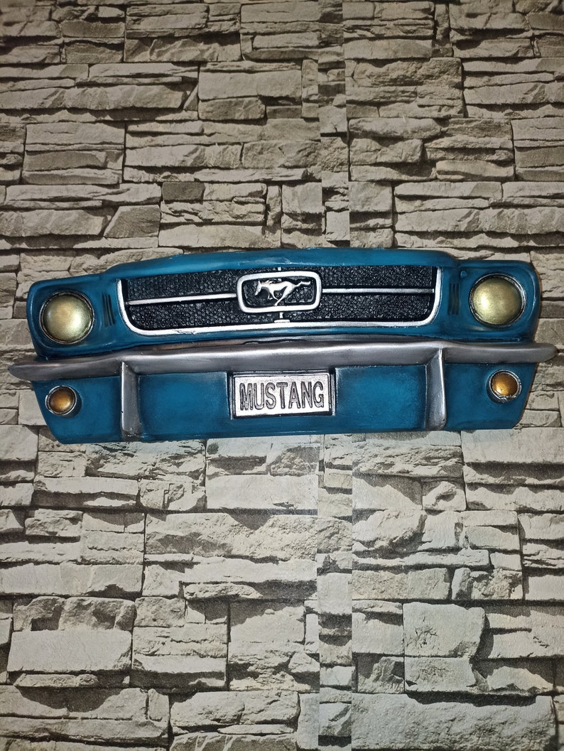 Ford Mustang Wall Decor Sculpture: Classic Car 3D Wall Art - Etsy
