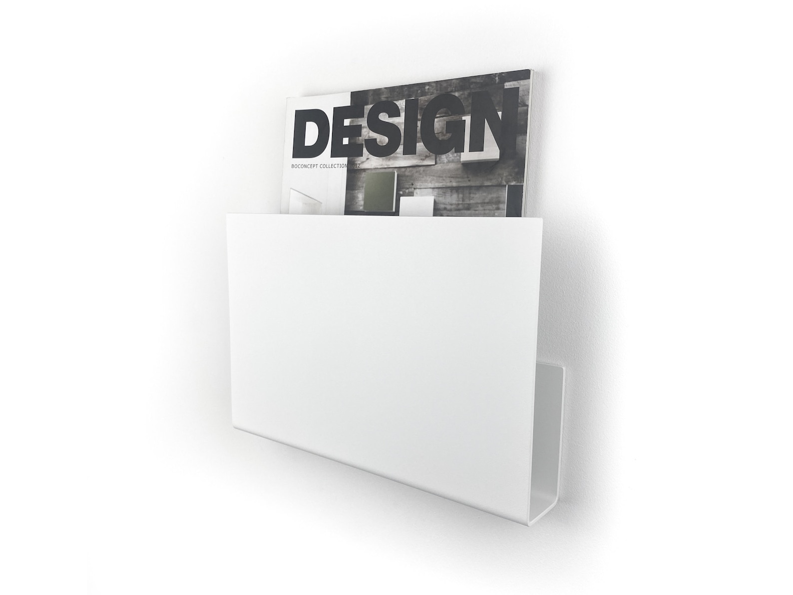 Magazine Wall Rack, Wall Mount Magazine Holder, Modern Shelf for ...