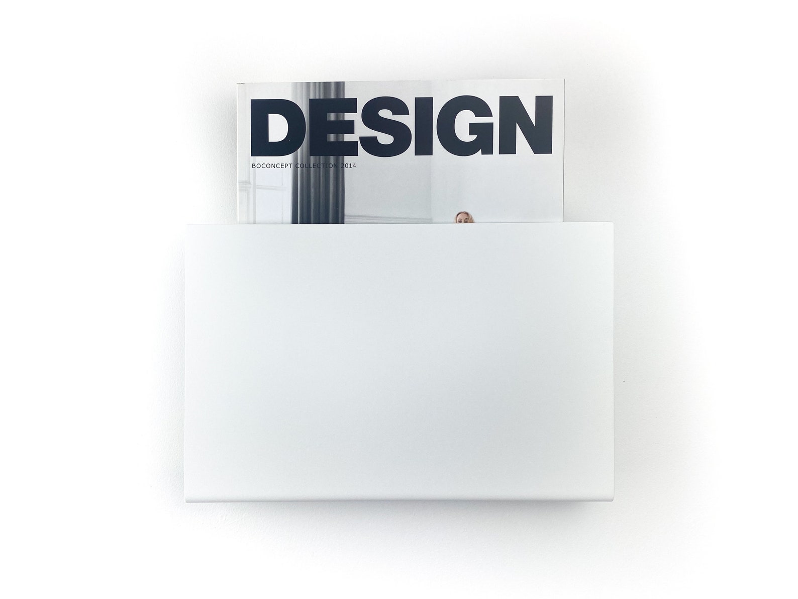 Magazine Wall Rack, Wall Mount Magazine Holder, Modern Shelf for ...