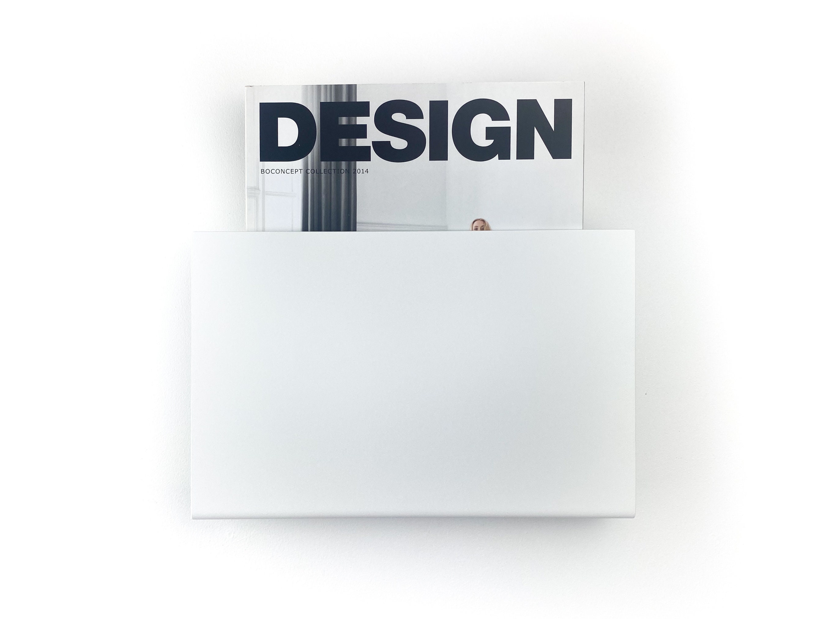 Magazine Wall Rack, Wall Mount Magazine Holder, Modern Shelf for ...