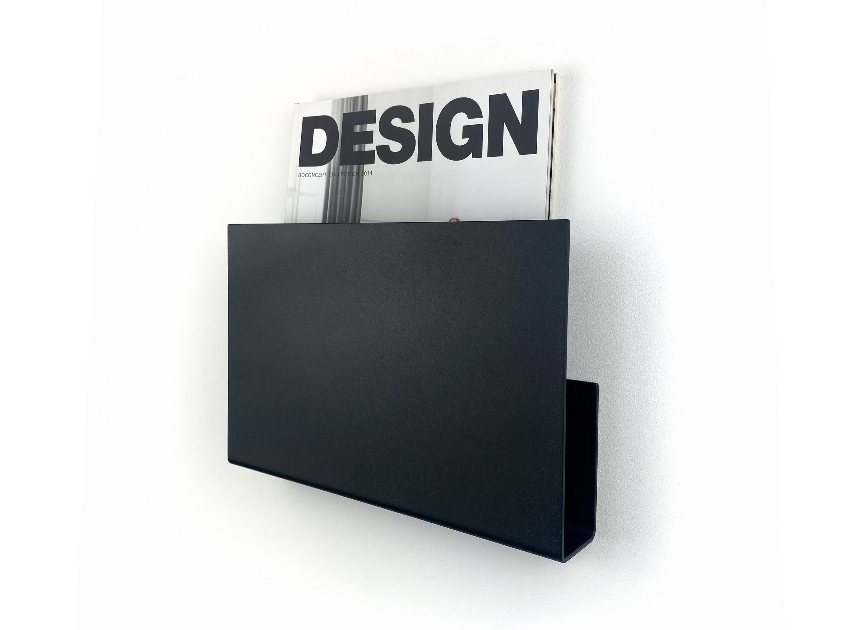 Magazine Wall Rack, Wall Mount Magazine Holder, Modern Shelf for ...