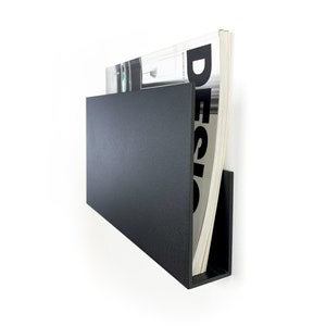 Magazine Wall Rack Wall Mount Magazine Holder Modern Shelf - Etsy