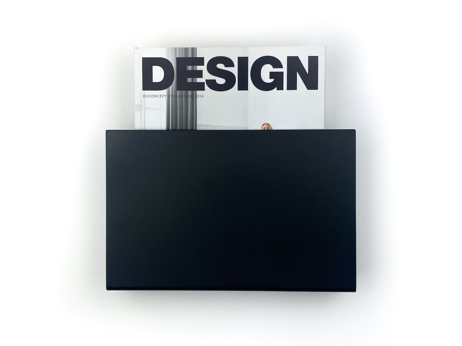 Magazine Wall Rack, Wall Mount Magazine Holder, Modern Shelf for ...