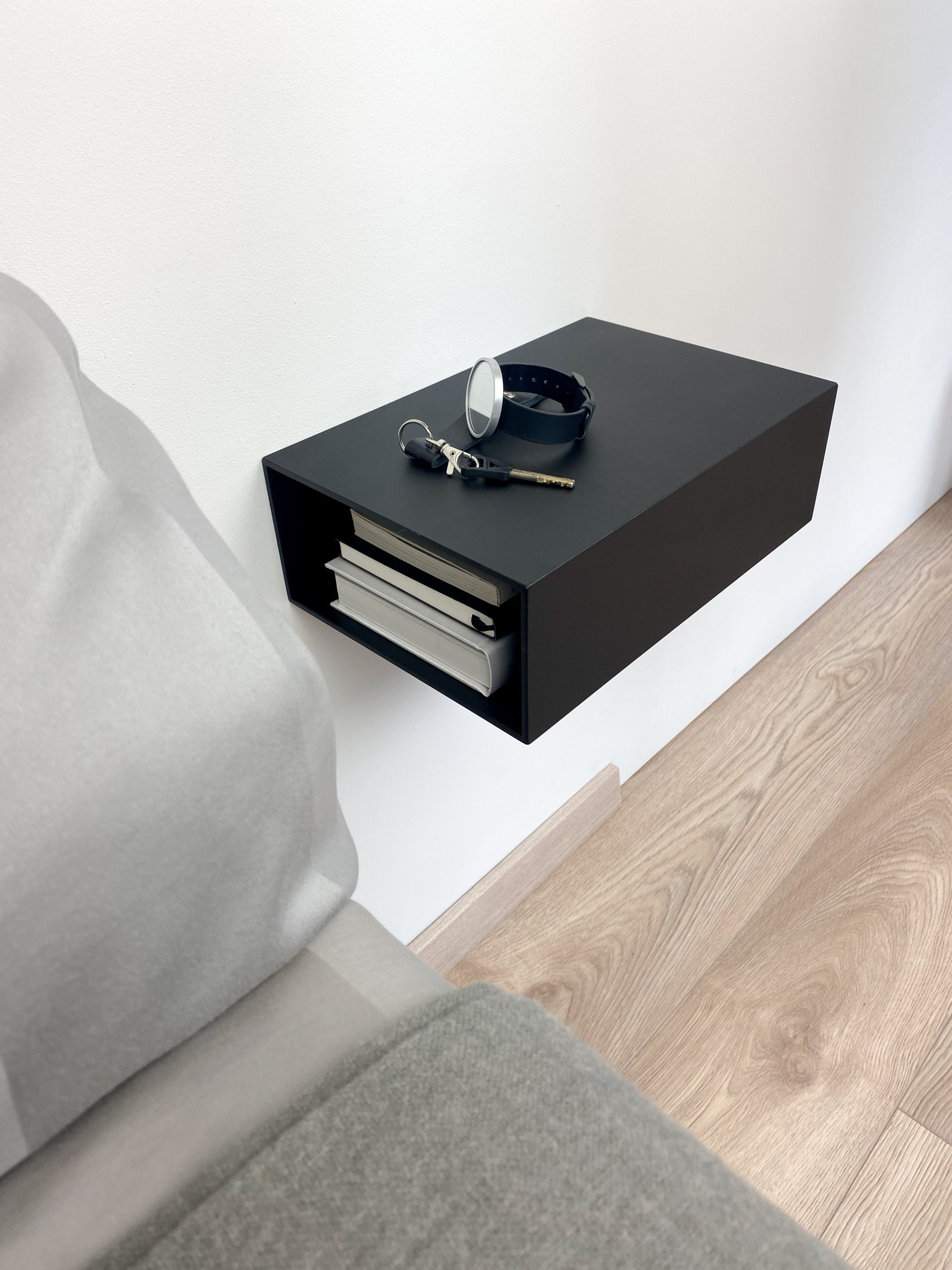 Floating Nightstand Floating Bedside Table Minimalist - Etsy UK