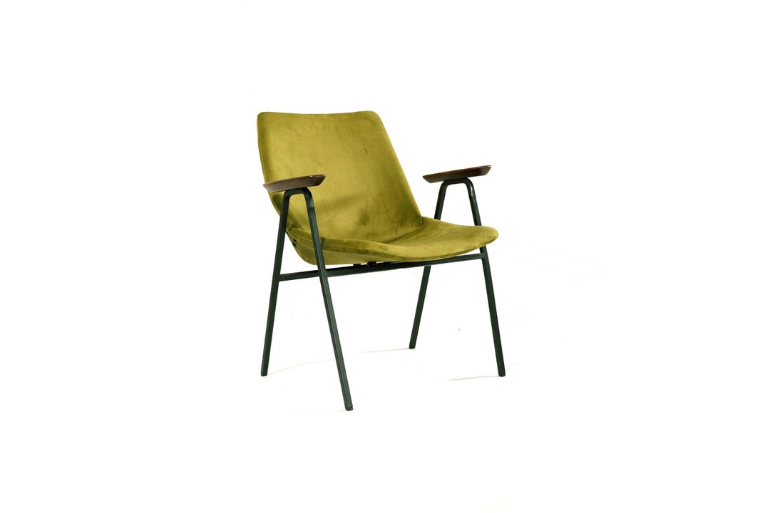 Shell Armchair Low / Restored / 1956 / Designer Niko Kralj / Stol ...