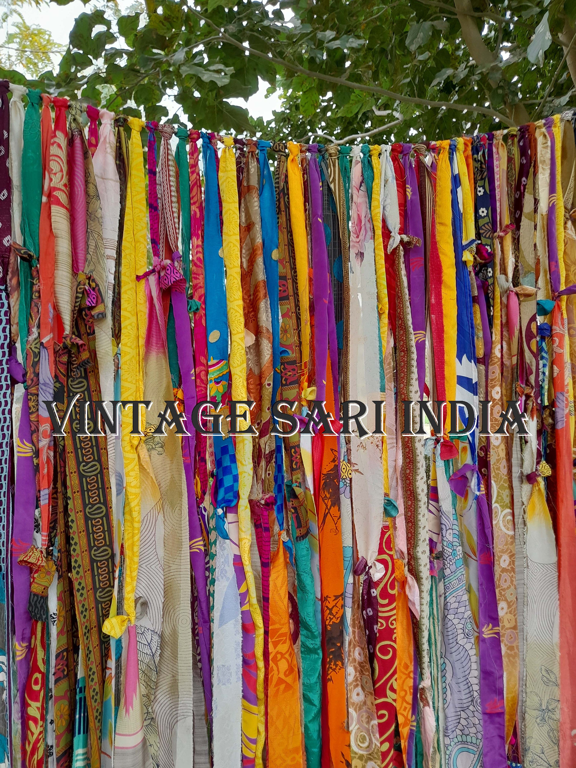 Ribbon Curtain/ Fly Curtain - Spring Colours, Made to Measure ...
