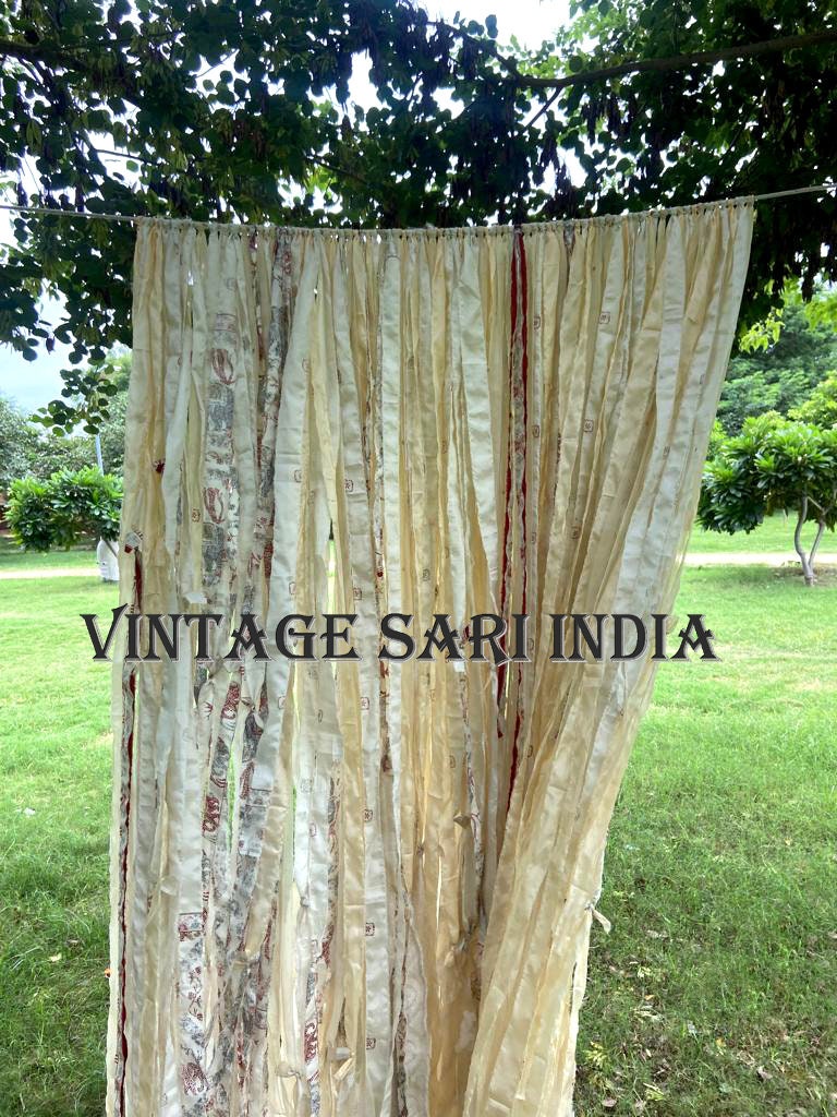 Ribbon Curtain/ Fly Curtain - Spring Colours, Made to Measure ...