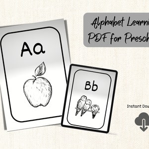 Digital Download Classroom PDF Alphabet Digital Learning Preschool ...