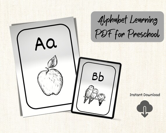 Digital Download Classroom PDF Alphabet Digital Learning - Etsy