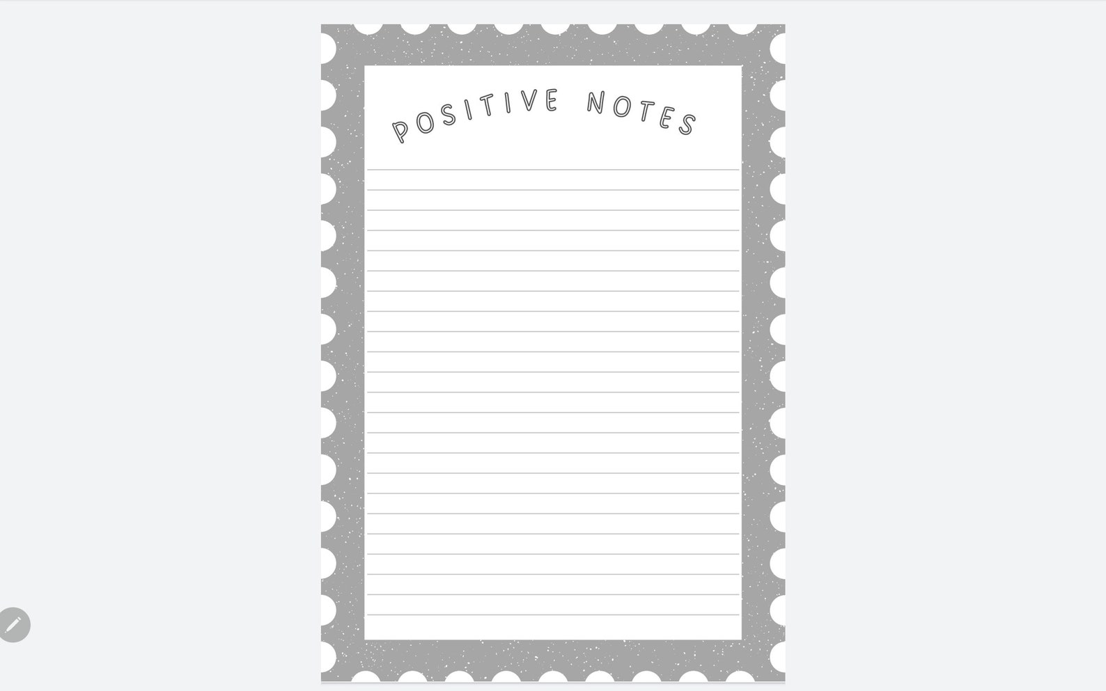 Printable Positive Notepad Printable Positivity Notebook - Etsy