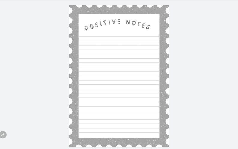 Printable Positive Notepad, Printable Positivity Notebook, Printable ...