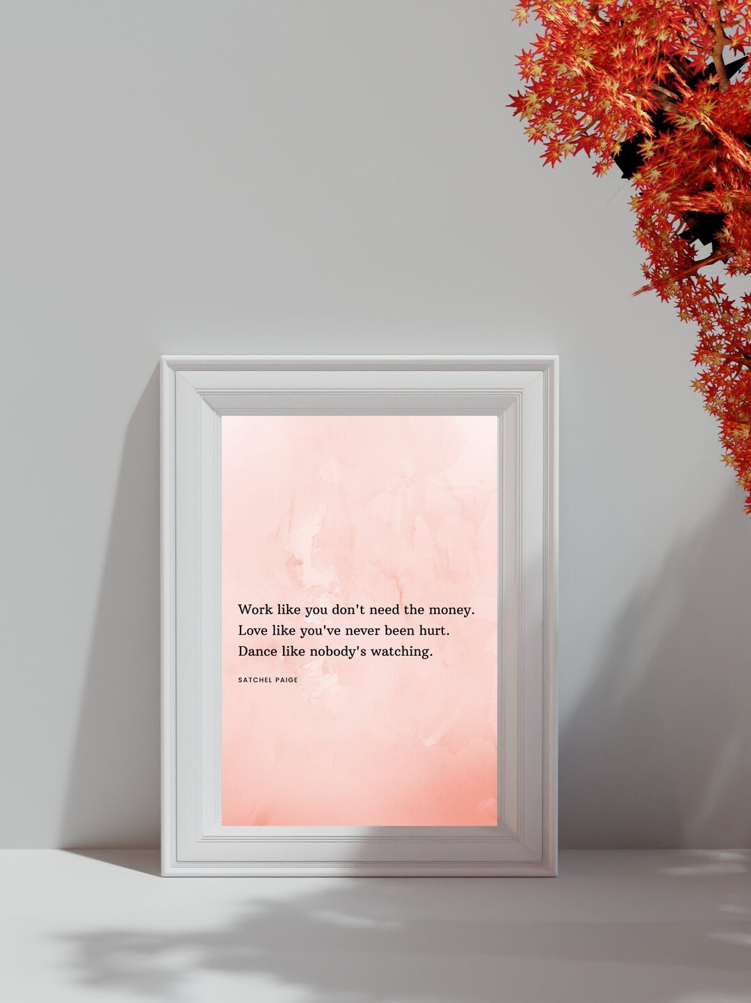 Digital Download Pink Wall Art Printable Quote Living Room Decor Wall ...