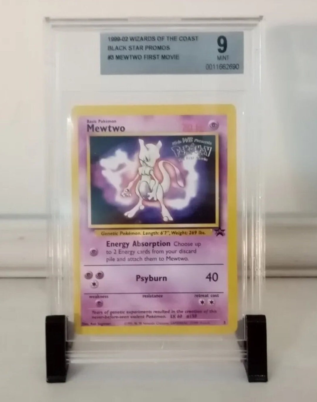 5 X Beckett Graded Card Slab Stands. Trading Card Game Display Stand ...